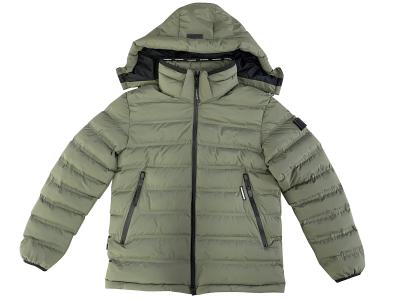 China Men Winter Padded Zipper Jacket Warm Thick Hoodie Coat Outdoor Wear F420 for sale