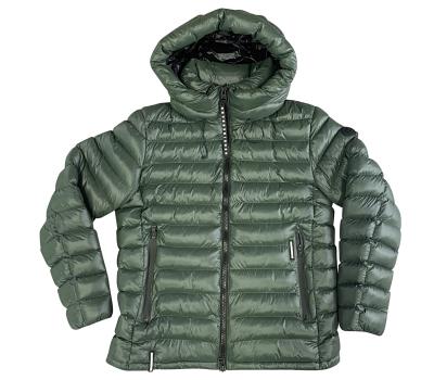 China Men's Winter Puffer Coat Thick Padding Hoodie Jacket 100g Fill Warm Outdoor Zipper Coat for sale