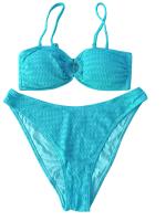 China Women 2 Piece Swimsuit Beach Swimwear Set F420 SW2 Custom Logo Available for sale