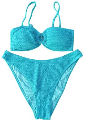 China Women 2 Piece Swimsuit Beach Swimwear Set F420 SW2 Custom Logo Available for sale