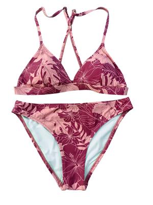 China Women 2 Piece Swimwear Set F420 Sw13 Beach Swim Suit Custom Logo Available for sale