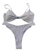 China Wholesale Custom Women 2 Piece Swimsuit Bikini Set F420 Beach Swimwear for Ladies for sale