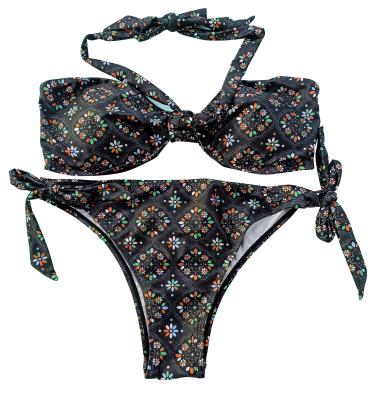 China Custom Bikini Set Women Two Piece Swimsuits Beach Wear Female Swimming Suit F420 Sw15 for sale