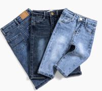 China Boys Full Length Denim Jeans Soft Fabric Children Fashion Pants 5-12 Years for sale