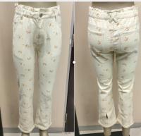 China Kids Stretch Denim Pants Girls Fashion Blue Jeans JRT15 Medium Rise Custom Logo for sale