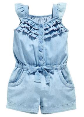 China Custom Logo Children Stretch Denim Pants Girls Fashion Jeans JRT22 2-12 Years for sale