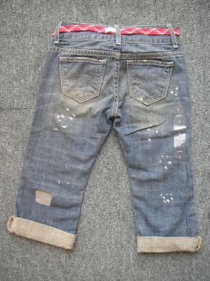 China Custom Logo Stretch Denim Pants for Girls Fashion Children Trend Jeans Jrt12/10 Size 12 for sale