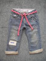 China Custom Logo Stretch Denim Pants for Girls Fashion Children Trend Jeans Jrt12/10 Size 12 for sale