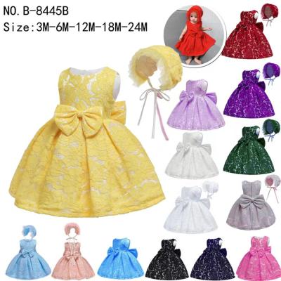 China Girls Yellow Princess Knee Length Party Dress Custom Fashionable Ready to Ship Stock 19 for sale