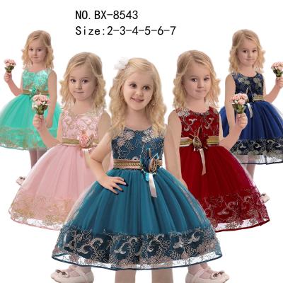 China Girls Princess Party Dress Soft Comfortable Spring Autumn Ready to Ship Stock 24 for sale