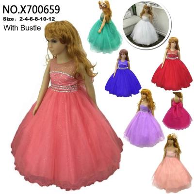 China Girls Princess Party Dress Evening Wear Ready to Ship Stock 79 for sale