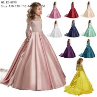 China Girls Princess Party Dress Ready to Ship Stock 98 Cotton Lace for sale