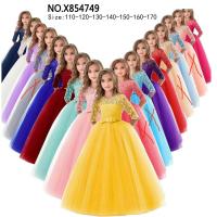 China Girls Princess Party Dress Ready to Ship Stock 136 for Evening Wear for sale