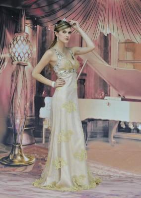 China Ladies Party Evening Dress Ready to Ship Stock Size 44 Elegant Fit for sale