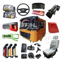 China Truck body parts Car cover bumper Rearview mirror LED headlight seat Steering wheel For Shac Howo Dongfeng FAW truck for sale