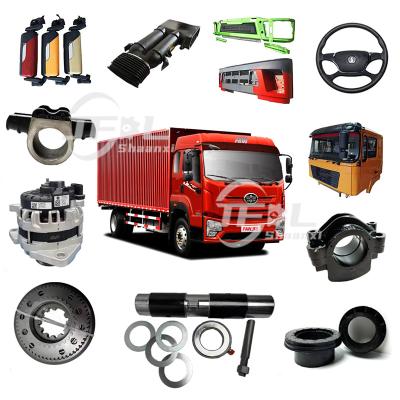 China Truck body parts Car cover bumper Rearview mirror LED headlight seat Steering wheel For Shac Howo Dongfeng FAW truck for sale