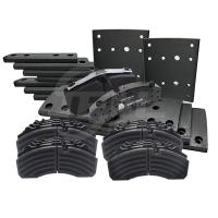 China Customizable high quality heavy truck parts brake pads brake lining for Yutong bus Shac Howo Zhongtong for sale
