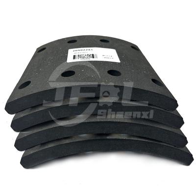 China Front Brake Shoe Lining Friction Plate 20502261 for sale