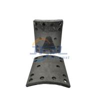 China Brake System 14 Holes Asbestos-free Brake Friction Pads WG9231342069 For Sinotruk HOWO Semi Trailer for sale