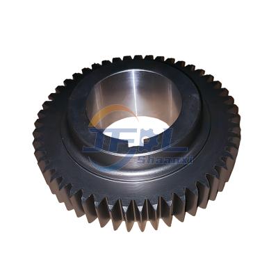 China 20CrMnTi/20MnCr5 Carburized Alloy Steel Gearbox Intermediate Shaft Third Gear with 1,300 -2,200 N*m Torque Bearing Capacity and ISO 5 -6 Precision Grade for Sinotruk HOWO A7 S9 S6 for sale