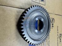 China High Quality 20CrMnTi Alloy Steel Pinion Main Shaft 1st Gear with 46-Tooth Design and Twin Countershaft Tech for Shacman Trucks for sale