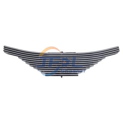 China Vertical Load Bearing Multi-leaf Spring Assembly with U-Bolt Attached for Shacman X3000 M3000 X5000 Truck for sale