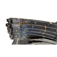 China Vertical Load Bearing Multi-leaf Spring Assembly with U-Bolt Attached for Shacman X3000 M3000 X5000 Truck for sale