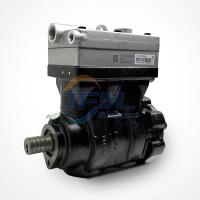 China Weichai WD615 D12 Diesel Engine Air Compressor Assembly VG1093130001 Twin Cylinder Water Cooling Air Compressor For SINOTRUK HOWO 7 A7 T7H Truck for sale