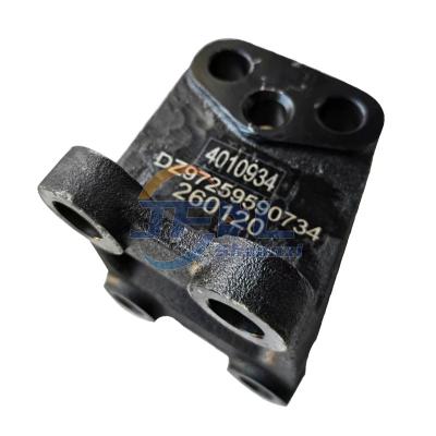 China DZ97259590733 DZ97259590734 Engine Left Right Rear Bracket For Shacman Delong F2000 F3000 X3000 X5000 Truck Engine System for sale