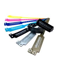 China Soft PVC Hospital Medical Wristband Disposable RFID NFC Tag Bracelet for sale