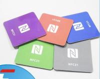China NFC Electronic Smart Tag 213 NFC Sticker With Customized Logo Printing for sale