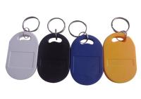 China ABS  / PVC / PET RFID Key Fob 13.56MHz 125KHZ RFID Key Chain Custom for sale