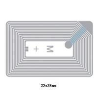 China HF Dry RFID Inlay 13.56MHZ PET Wet Inlay RFID Tag With SLI Chip for sale