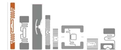 China AZ H3 Chip PVC Plastic RFID UHF Inlay 18000-6C Protocol Dry Wet UHF RFID Inlay for sale