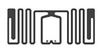 China 20 dBm read sensitivity and -16 dBm write sensitivity, 44 * 18mm die cut size Wet Inlay for sale