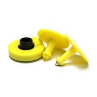 China Maximize Efficiency And Productivity HDX/FDX 134.2khz RFID Ear Tag Passive Round Livestock Animal Tag for sale