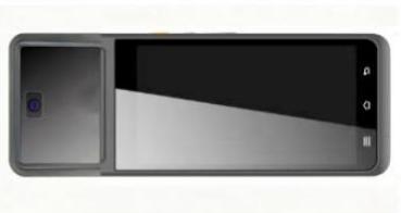 China Android NFC RFID Palmprint Handheld Reader With 5.5inch LCD Screen For Financial for sale