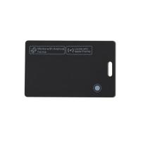 China MFI Rechargeable Mini Wireless Charging card Air Tag Gps Tracker Card With NFC for sale
