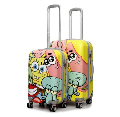 China ABS PC light weight hardside carry-on spinner luggage set baigou bag cases suitcase for sale