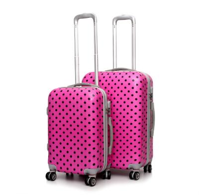 China ABS PC travel trolley luggage bag from China baigou factory for sale