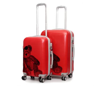 China Baigou ABS+PC travel trolley cases factory price for sale