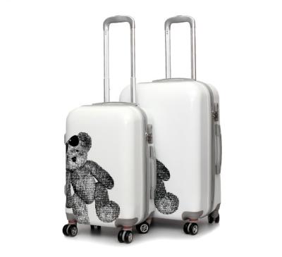 China Baigou ABS+PC travel trolley cases factory price for sale