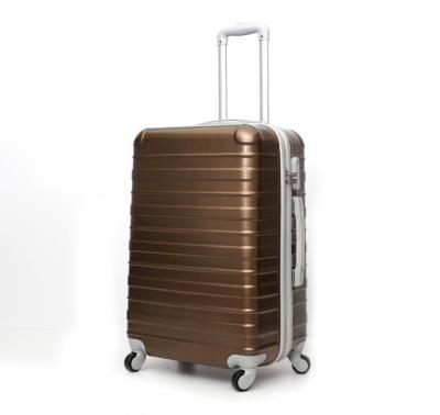 China ABS plus PC travel trolley luggage bag from China baigou factory for sale