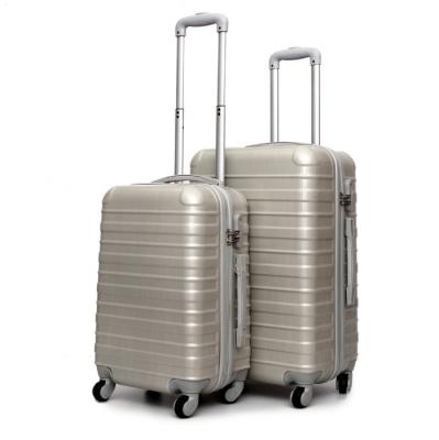 China ABS plus PC travel trolley luggage bag from China baigou factory for sale