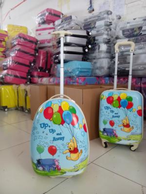 China egg shaped kids trolley luggage bag suitcases in baigou baoding hebei China Factor for sale