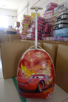 China egg shaped kids trolley luggage bag suitcases in baigou baoding hebei China Factor for sale