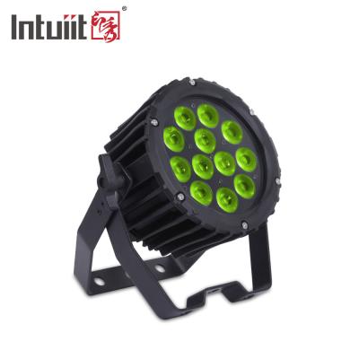 China RGB 3 In 1 LED Stage Dmx Flat Par Light Slim Parcan 12*3W For Dj Disco Party for sale