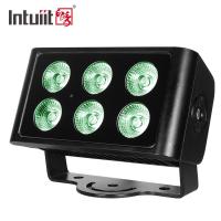 China Outdoor LED Stage Flood Lights 6Pcs*5W RGBW 4 In 1 LED Wall Washer DMX Control for sale