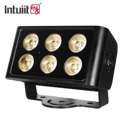 China 6x5W RGBW LED Stage Flood Lights Waterproof Architecture Lighting Dmx Control for sale