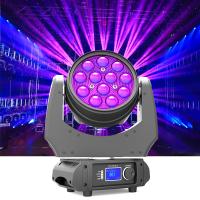 China DMX Zoom Wash Moving Head Stage Light 12x10W 60° Beam Angle IP20 for sale